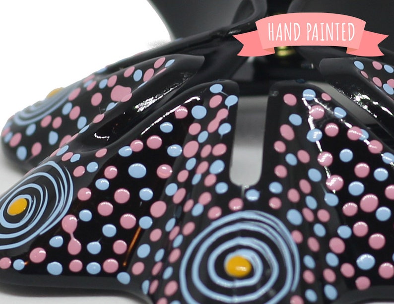 Barrette Hair Clips Hand Painted. Home Hair Styling for Women - Etsy