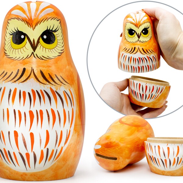 Owl Coin Bank - Etsy