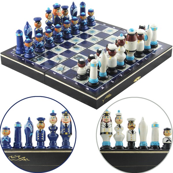 Chess Set Handmade - Etsy