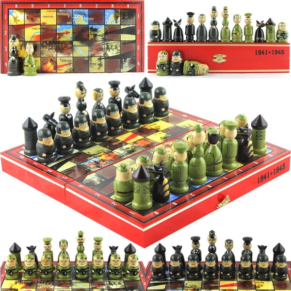 Military Chess Set - Etsy UK
