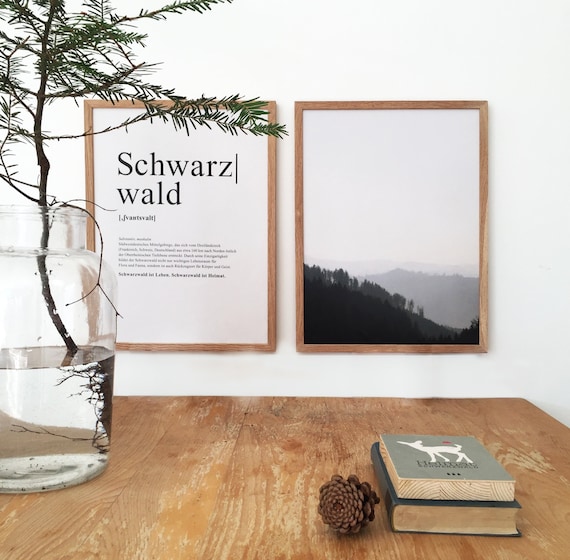 Schwarzwald Poster TLandscape DIN A3 - Etsy.de