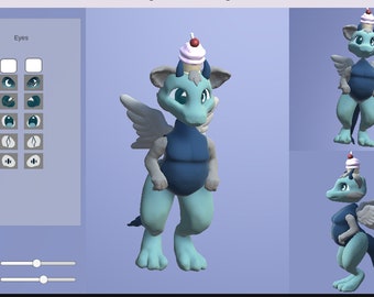 3d Printed Fursona Figure - Etsy