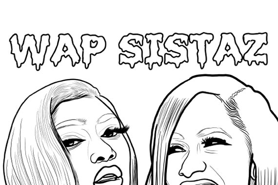 Cardi B Coloring Pages