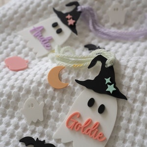 Ghost Tag Halloween Tags Name Tags Halloween Bucket Tags Halloween Boo ...