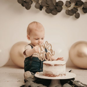 Custom Birthday Cake Topper Baby's First Birthday 1st - Etsy