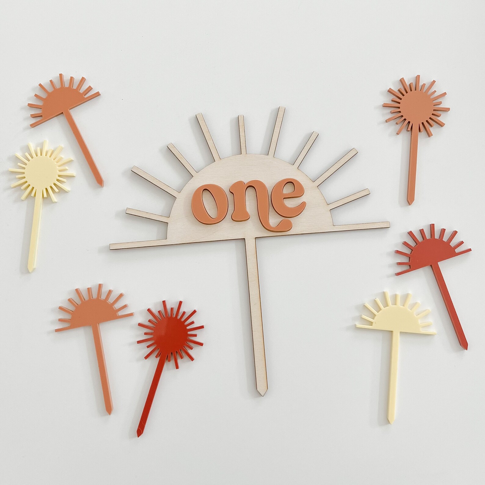 Boho Baby Cake Topper Sun Cake Topper First Birthday Cake - Etsy