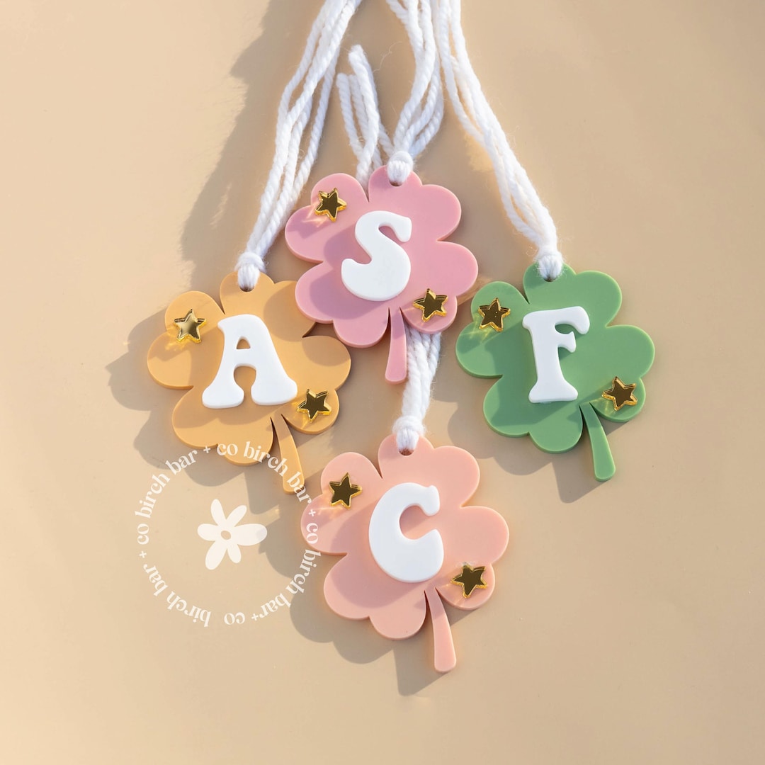 Shamrock Tag Clover Tag St. Patrick's Day Basket Tags St. Patricks Day ...
