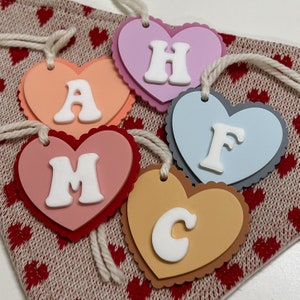 Mini Heart Tag Classroom Valentine Heart Tags Valentines Basket Tags ...