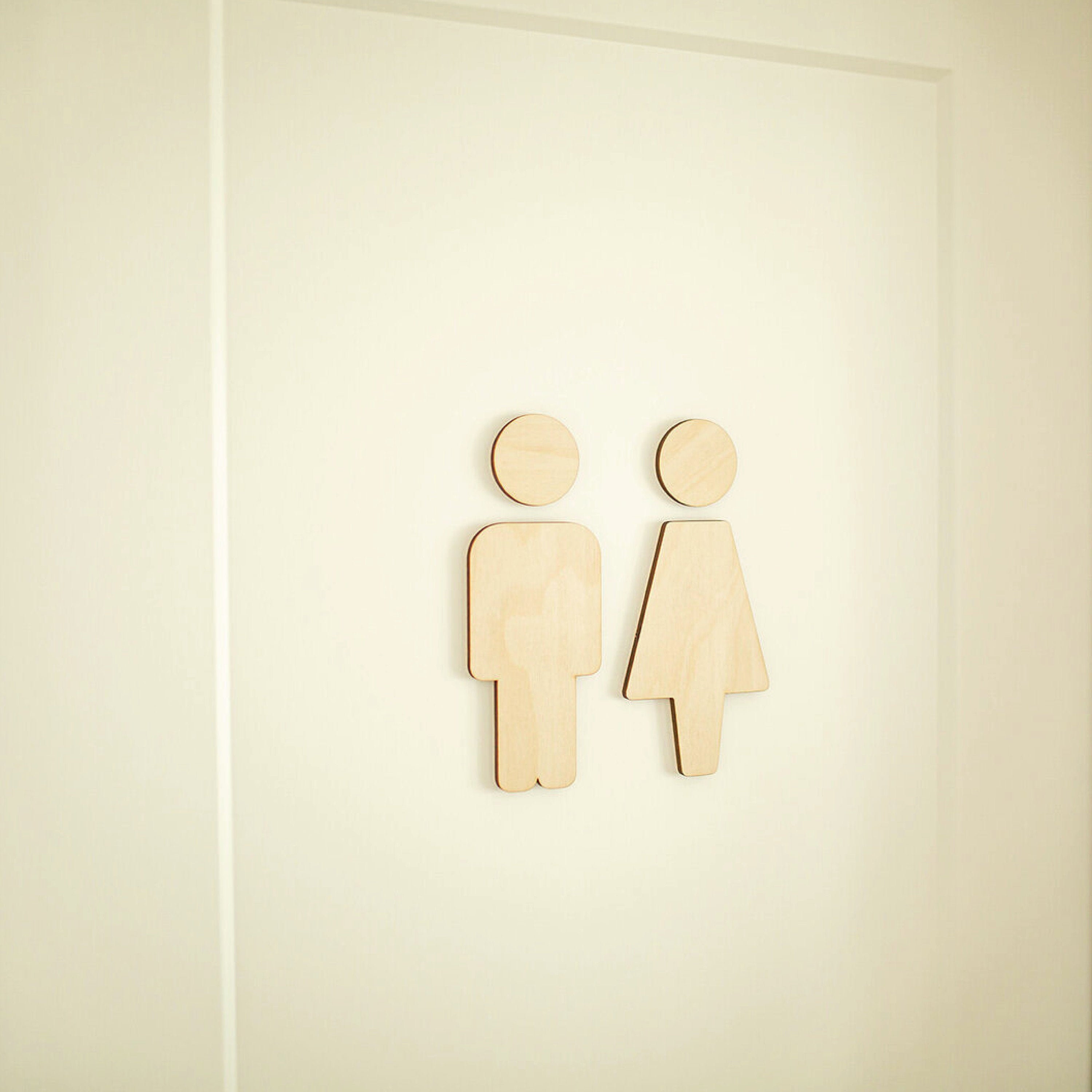 Restroom Sign Bathroom Sign Custom Bathroom Door Sign - Etsy Australia