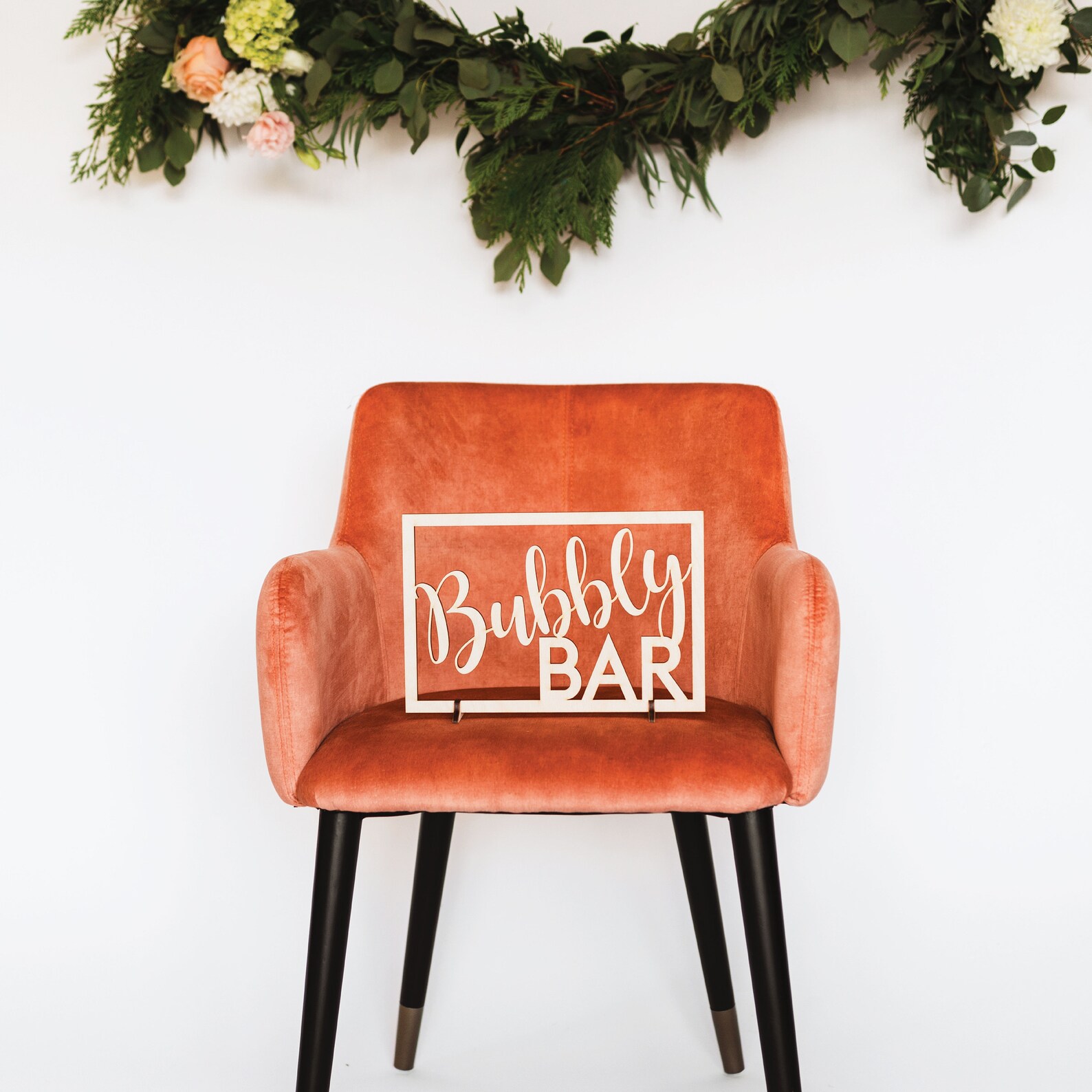 Bubbly Bar Sign Wedding Bar Sign Bar Cart Sign Bridal Shower Sign ...