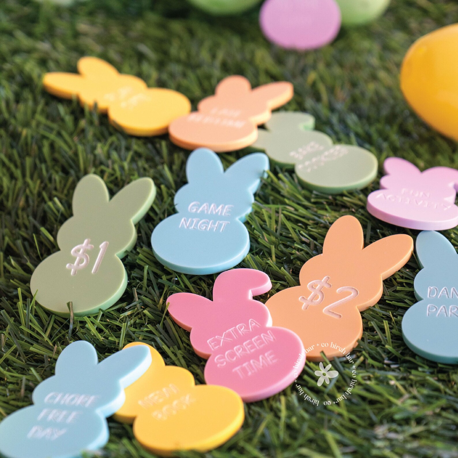 Easter Egg Hunt Tokens Easter Bunny Tokens Easter Egg Hunt Tokens Kids ...