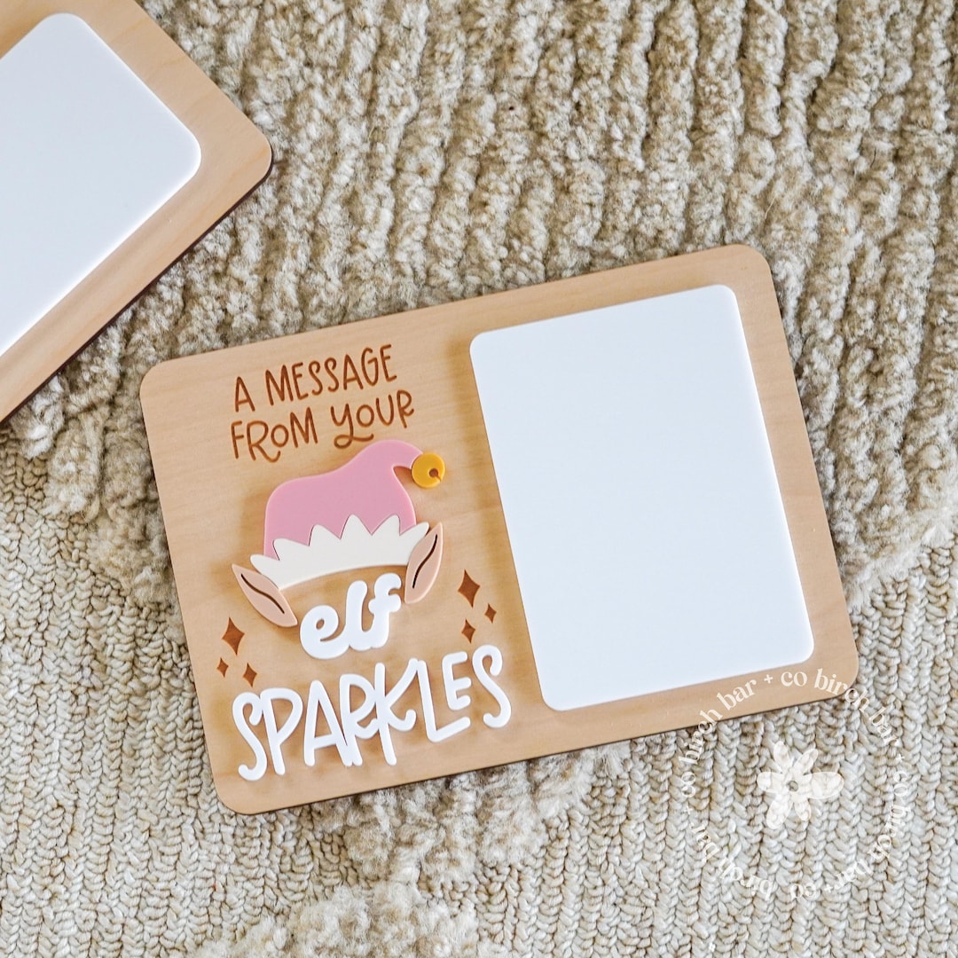 Personalized Elf Message Board Elf Accessory Elf Ideas Message From ...