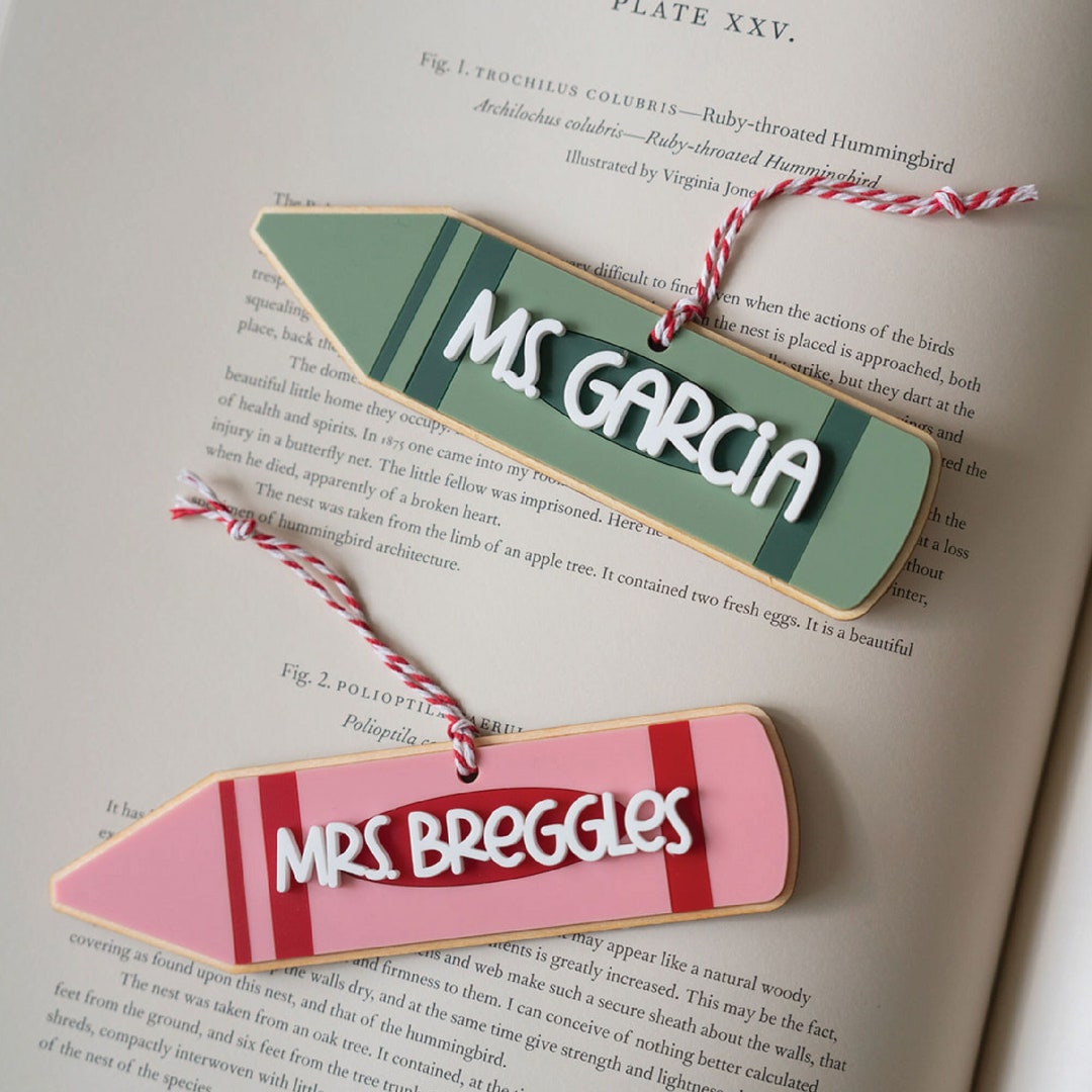 Personalized Teacher Gift Tag Teacher Ornament Christmas Teachers Gift ...