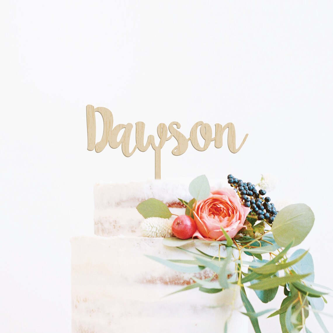 Custom Birthday Cake Topper, Name Cake Topper, Birthday Party Decor ...