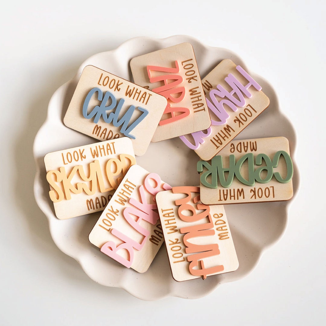 Children's Art Display Magnet Look What I Made Magnet Kid's Art Magnet ...