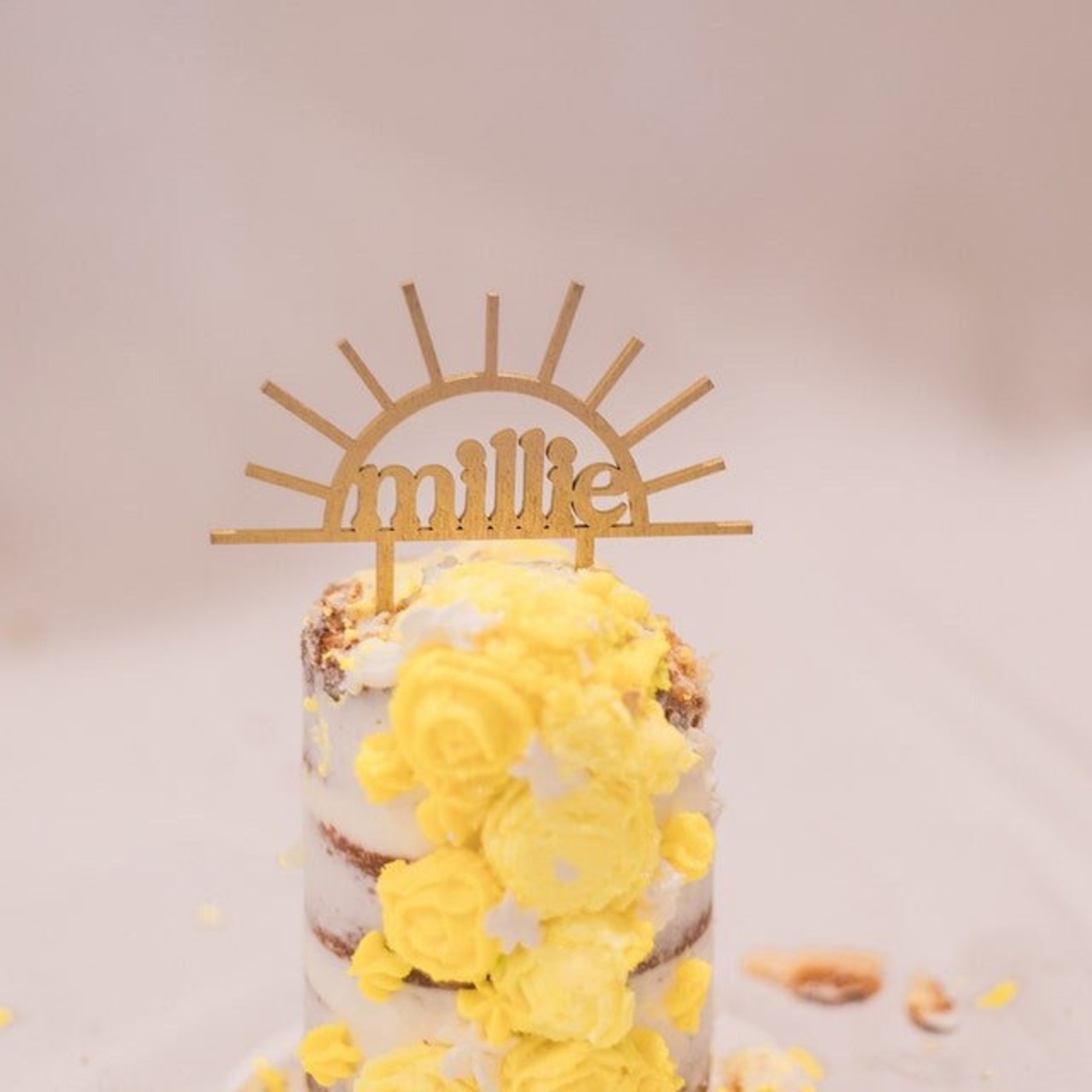 Sun Cake Topper Sunshine Cake Topper Sunshine Cake Smash - Etsy