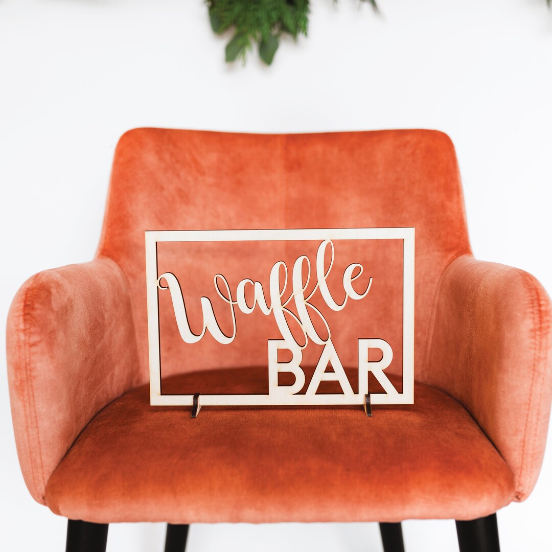 Waffle Bar Sign Brunch Sign Wedding Bar Sign Bridal Shower Brunch ...
