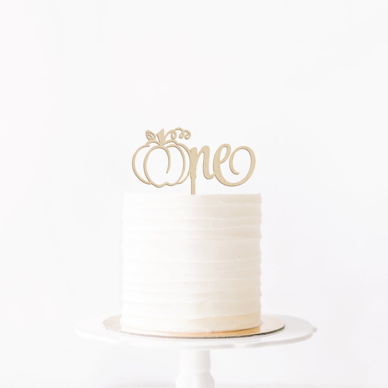 Pumpkin One Cake Topper Fall First Birthday Cake Topper Pumpkin Cake ...
