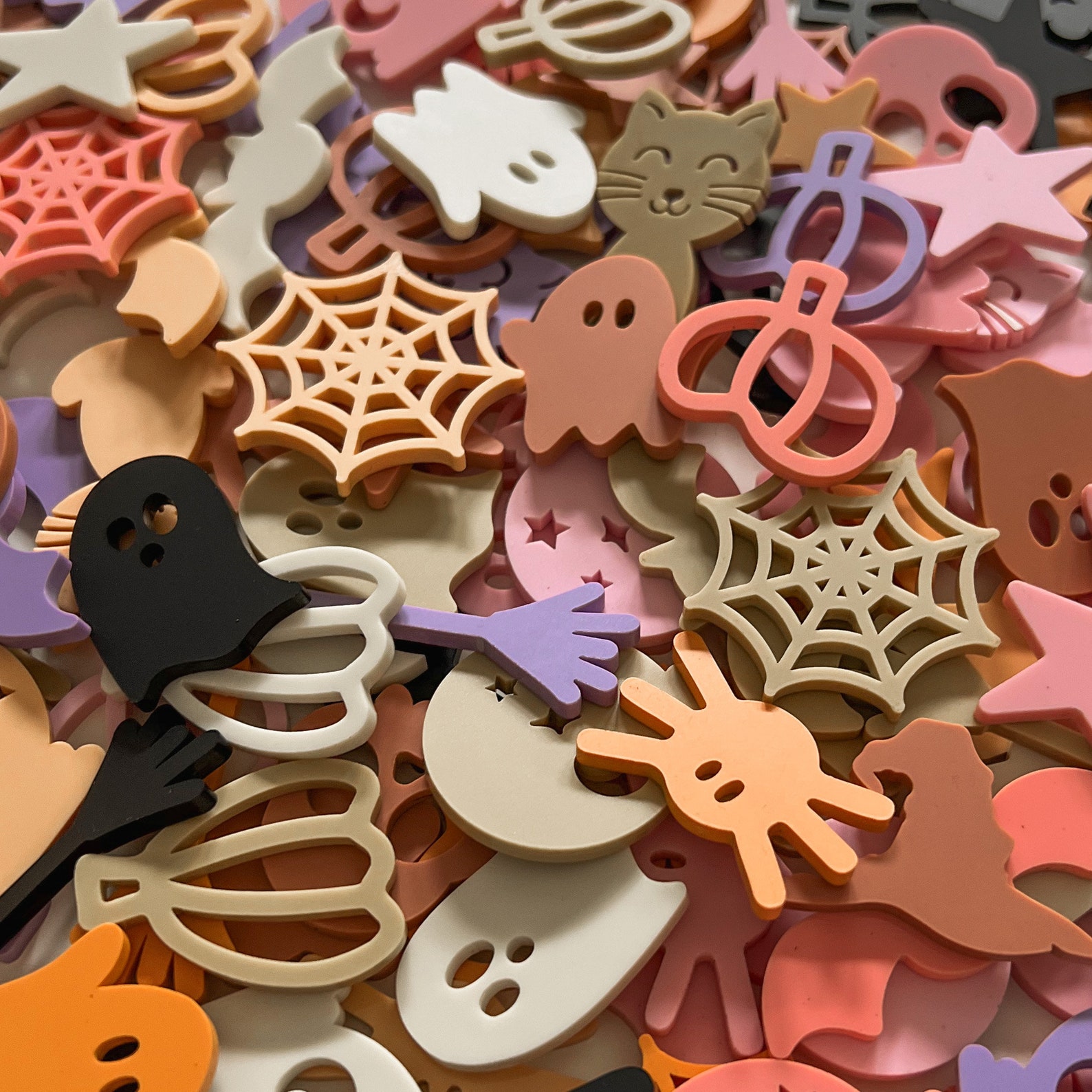 Extra Halloween Tokens for Reward Jar Fall Tokens Acrylic Halloween Confetti Fall Decor ...