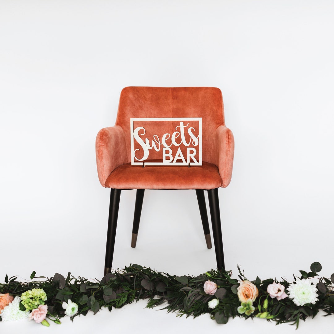 Sweets Bar Sign Wedding Desserts Bar Sign Candy Buffet Donut Bar Bridal ...
