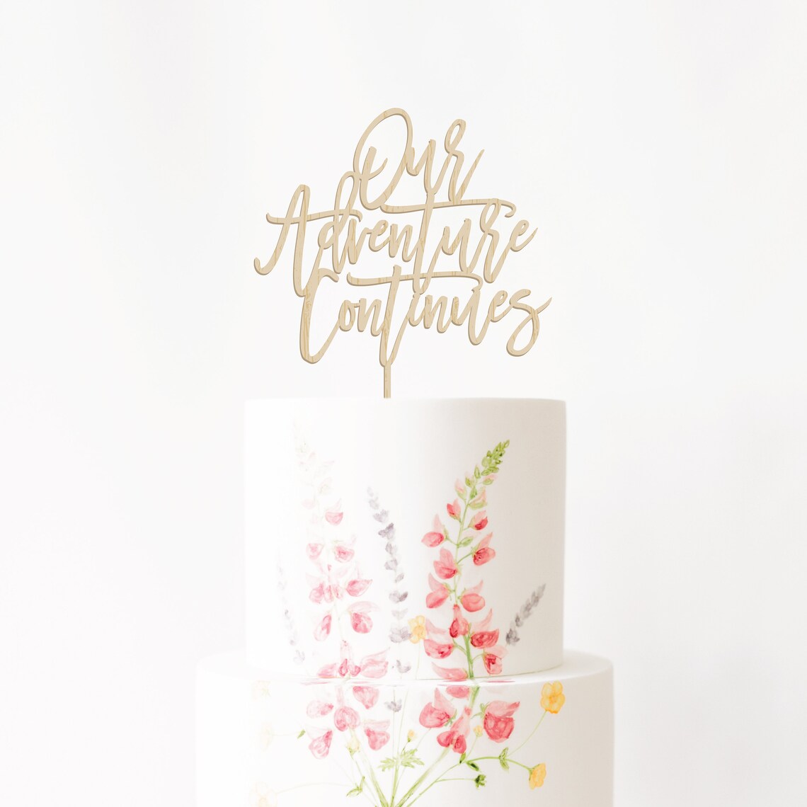 Our Adventure Continues Cake Topper Wedding Cake Topper Our Adventure ...