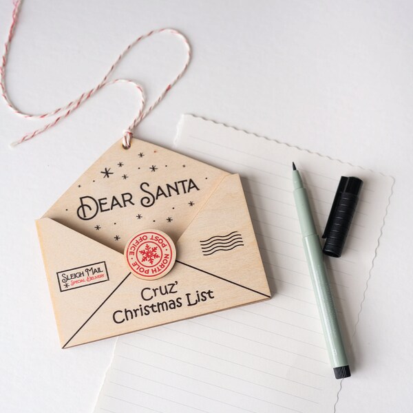 Dear Santa Ornament - Etsy