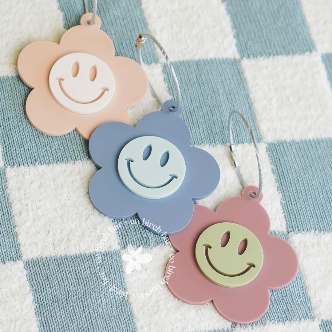 Daisy Lunchbox Tags Backpack Tags Kids Lunch Box Tag Kids Keychains ...