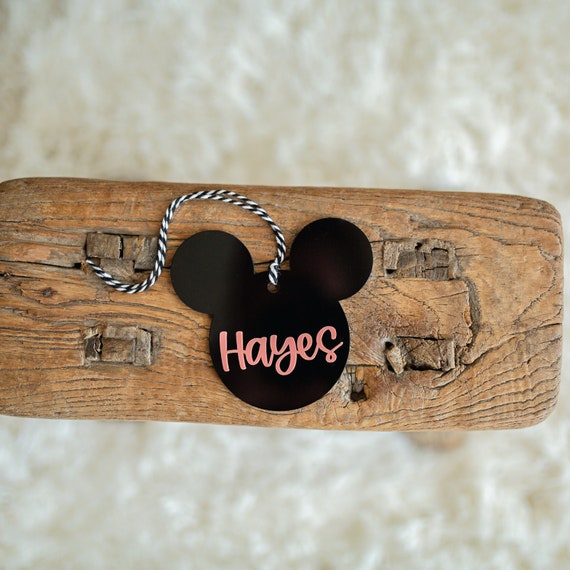Custom Acrylic Mouse Tag Mouse Gift Tag Acrylic Name Tag | Etsy