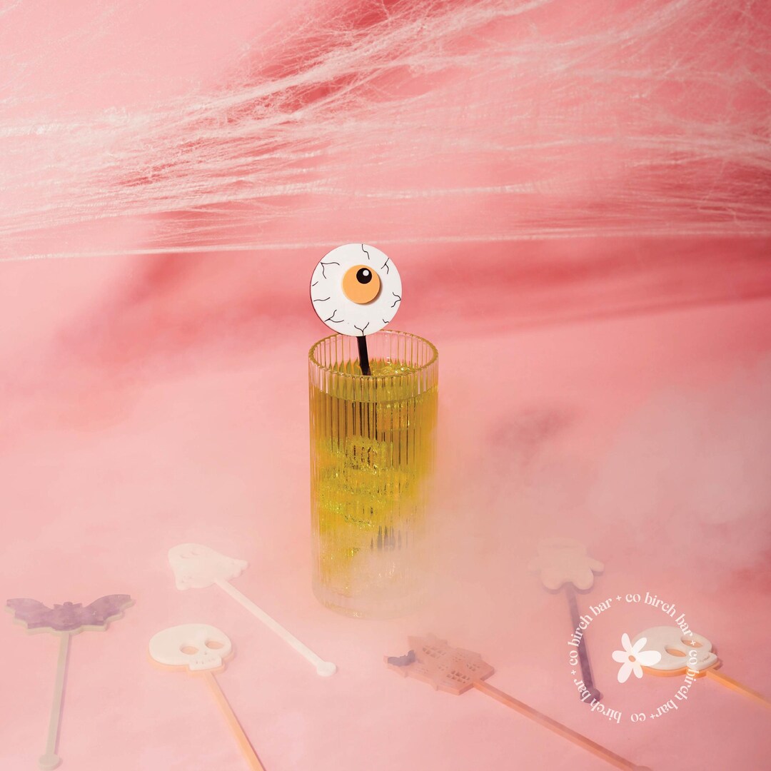 Halloween Stir Stick Eyeball Drink Stirrer Party Stir Stick Kids ...
