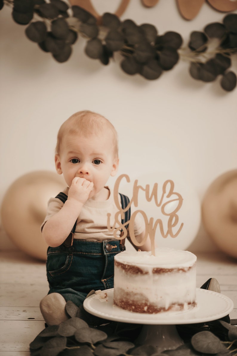 Custom Birthday Cake Topper Baby's First Birthday 1st | Etsy