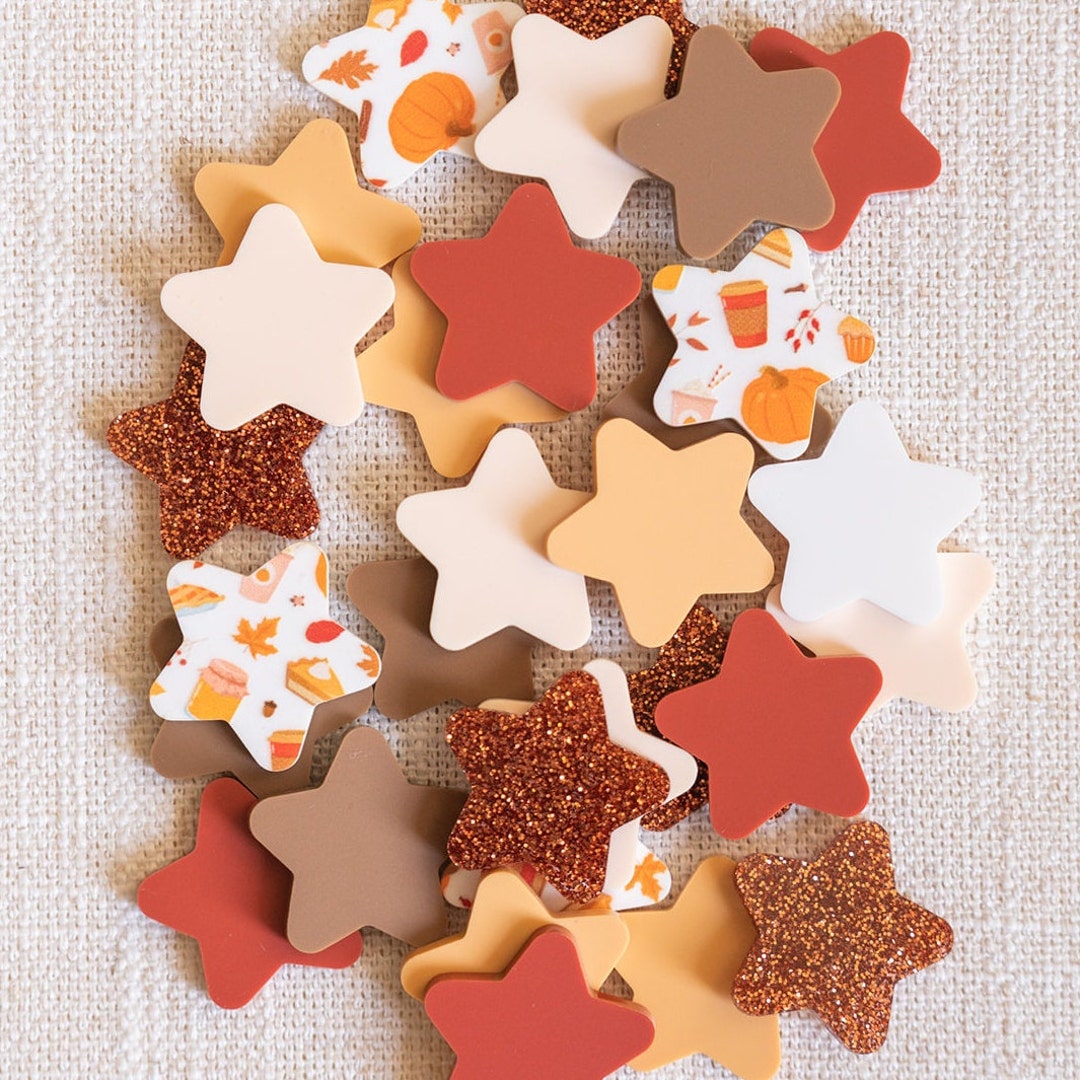 Extra Fall Themed Stars for Reward Jar Star Tokens Reward Jar Kids ...