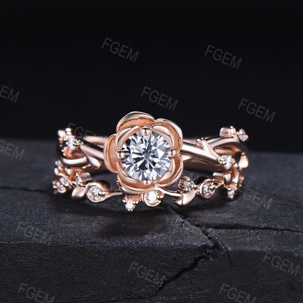 Flower Engagement Ring - Etsy