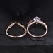 Nature Inspired Natural Moonstone Engagement Rings Set Vintage - Etsy