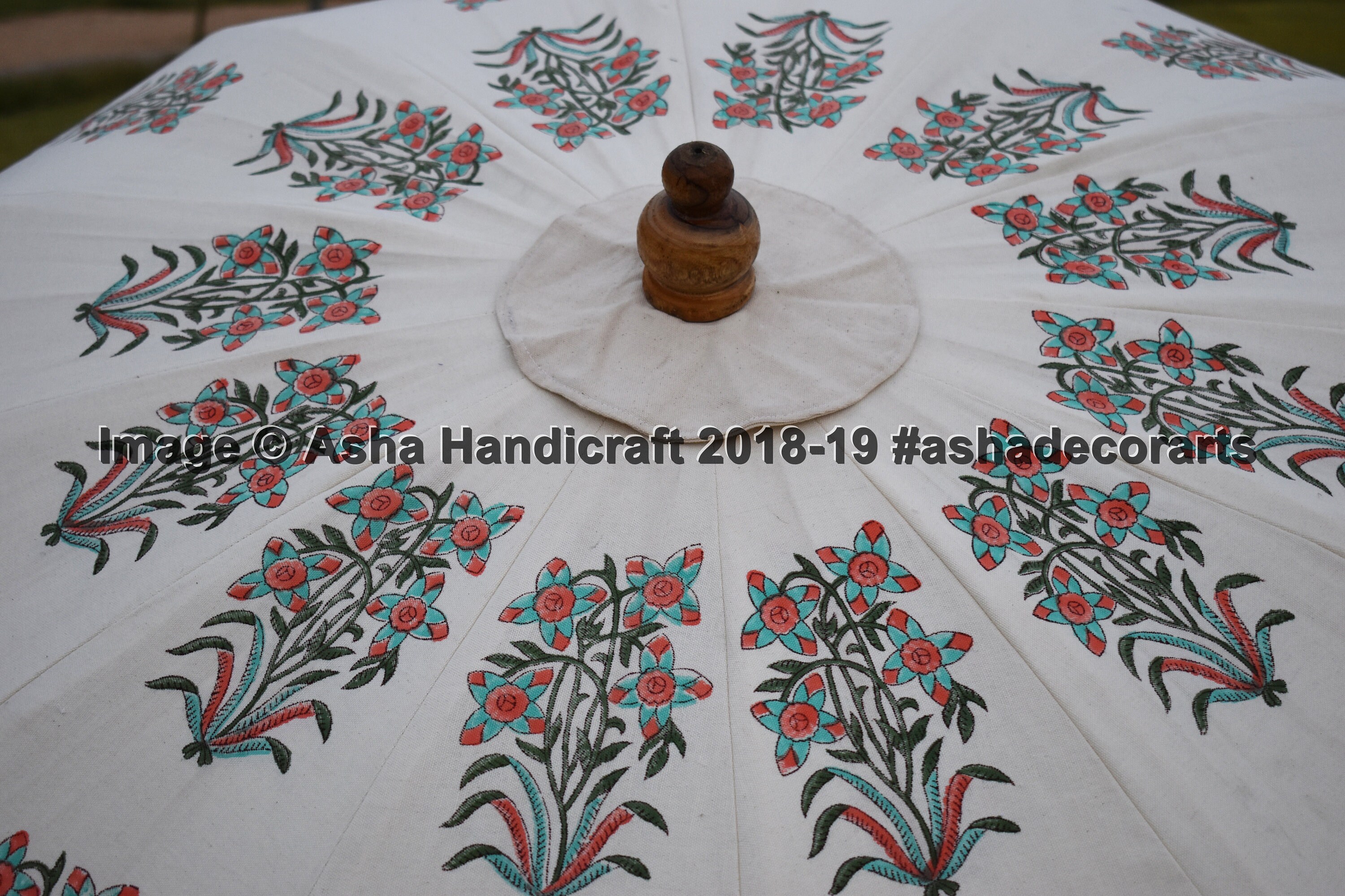 Hand Block Mughal Prints Designer Decorative Beach | Etsy