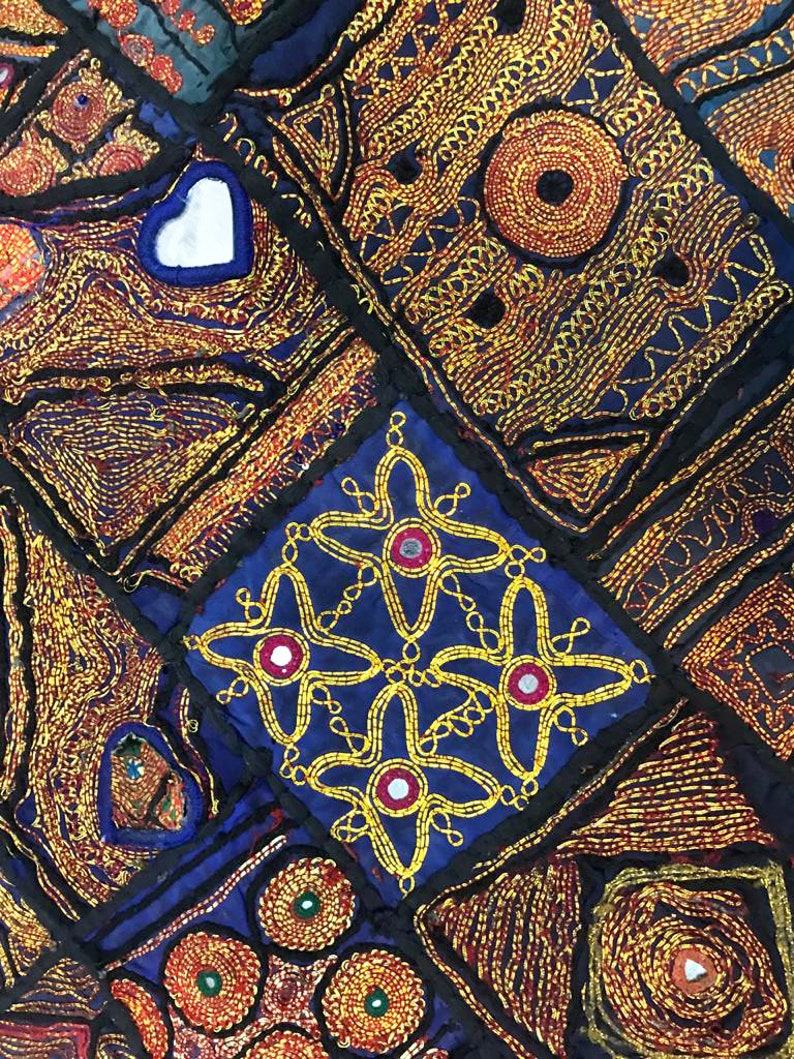 Asian Rabari Kutch Hand Work Wall Hanging Table Runners - Etsy