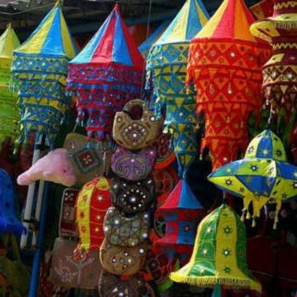 Indian Lampshade - Etsy