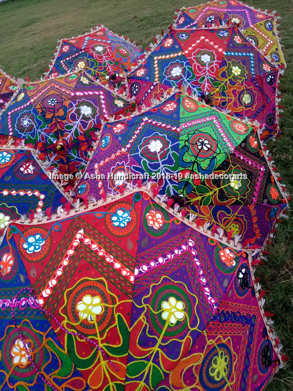 Indian Decorative Traditional Designer Parasol Umbrella - Etsy