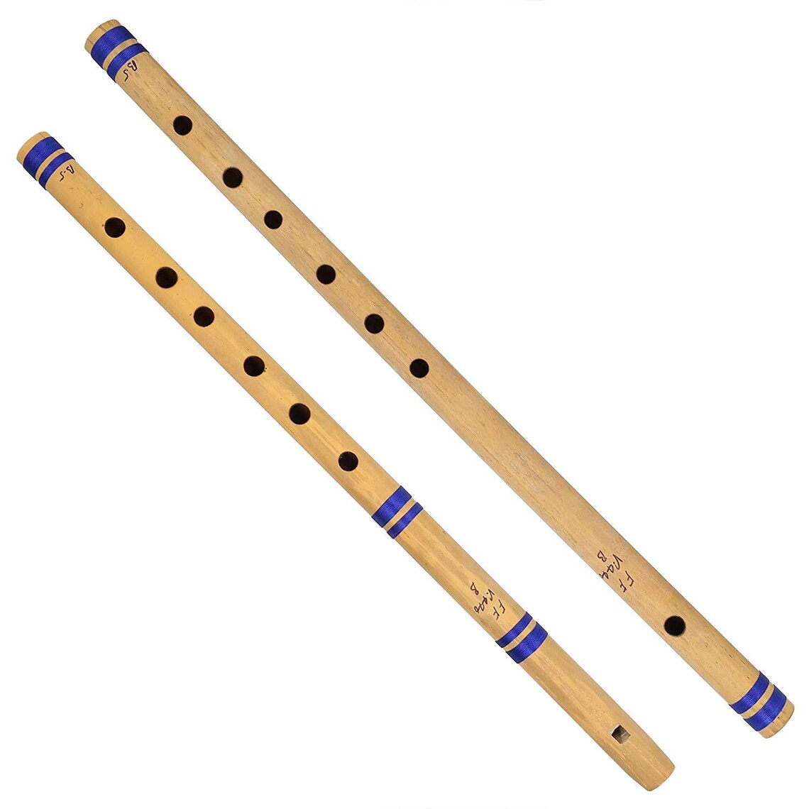 Native American Style Indian Handmade Set of 2 Bamboo Flutes - Etsy