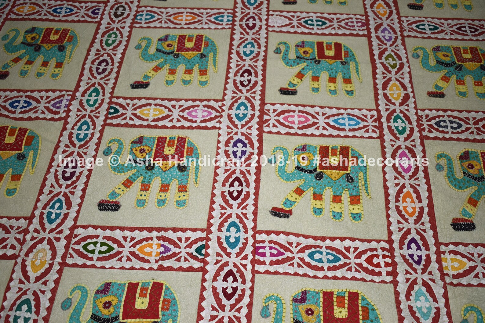 100% Cotton Traditional Ethnic Jogi Hand Cut Work Bedding Bed - Etsy