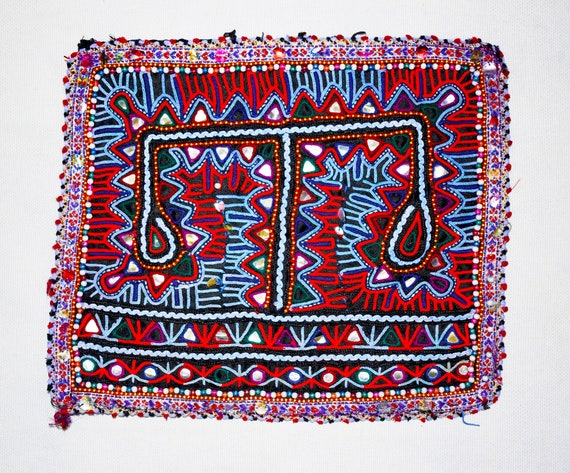 Kutch Rabari Embroidered Dresses Patches Indian Handmade Needle ...