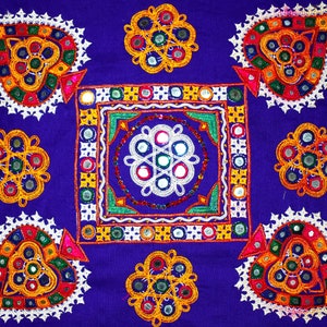 Indian Bohomain Traditional Patches, Hippie Vintage Art & Crafted Kutch ...