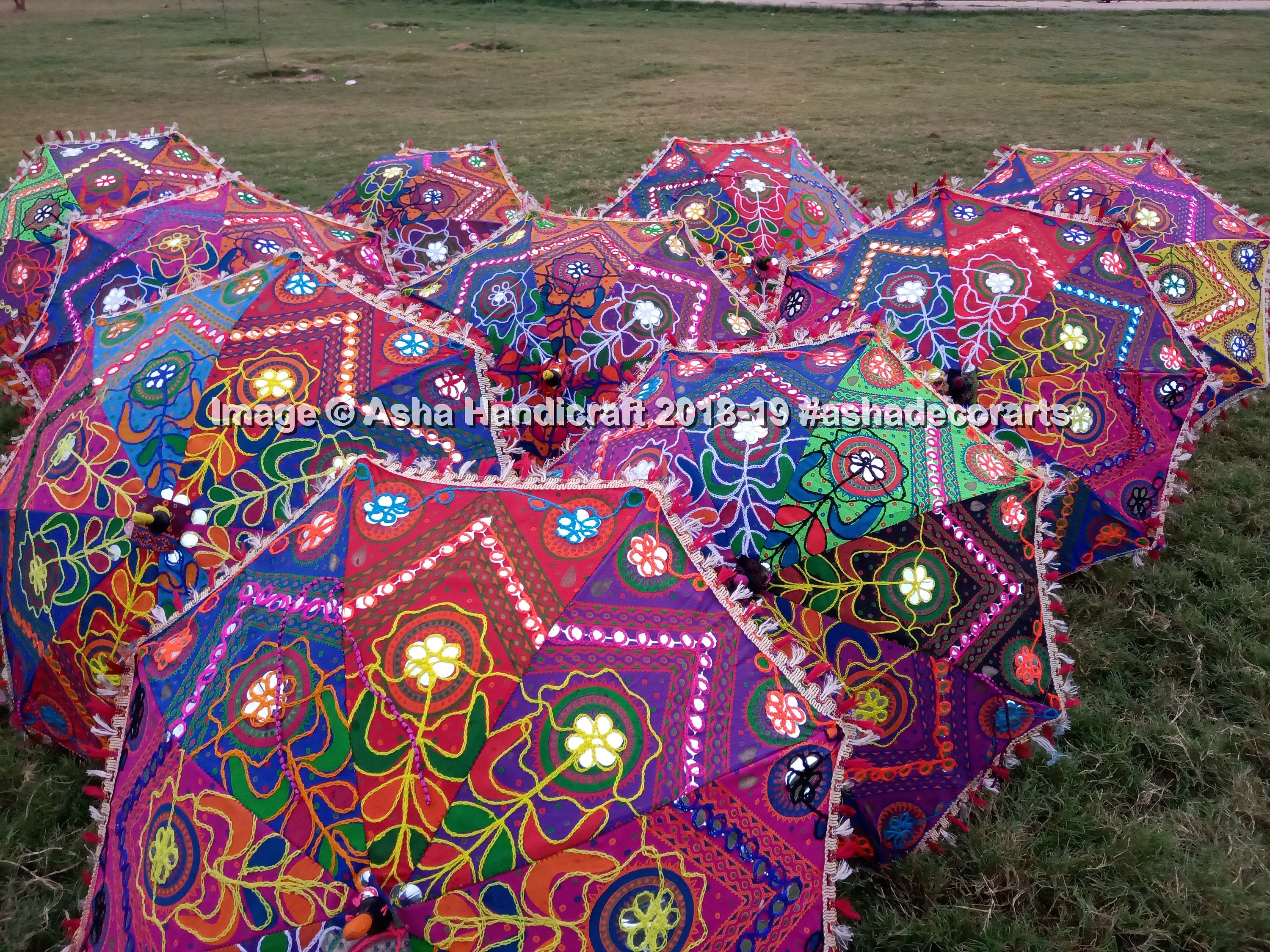 Indian Decorative Traditional Designer Parasol Umbrella - Etsy