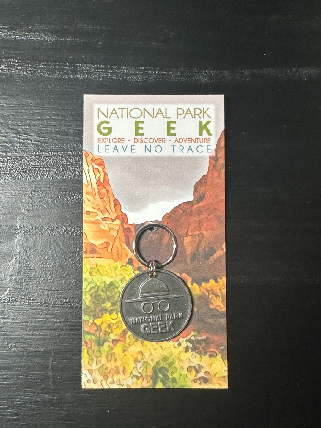 National Park GEEK Token Coin Keychain Zipper Pull 1pc Buffalo Wildlife ...