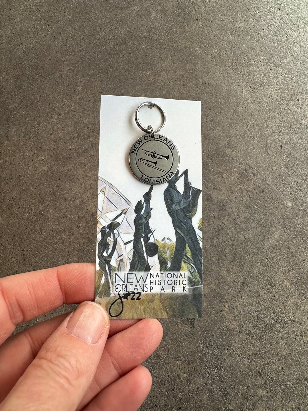 New Orleans Jazz National Historical Park Token Coin Keychain Zipper ...