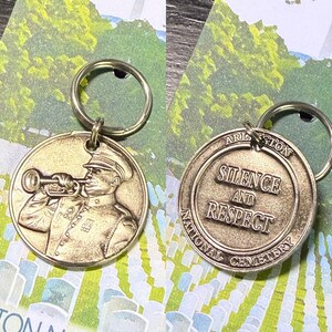 Arlington National Cemetery Token Coin Keychain Zipper Pull 1pc John F ...