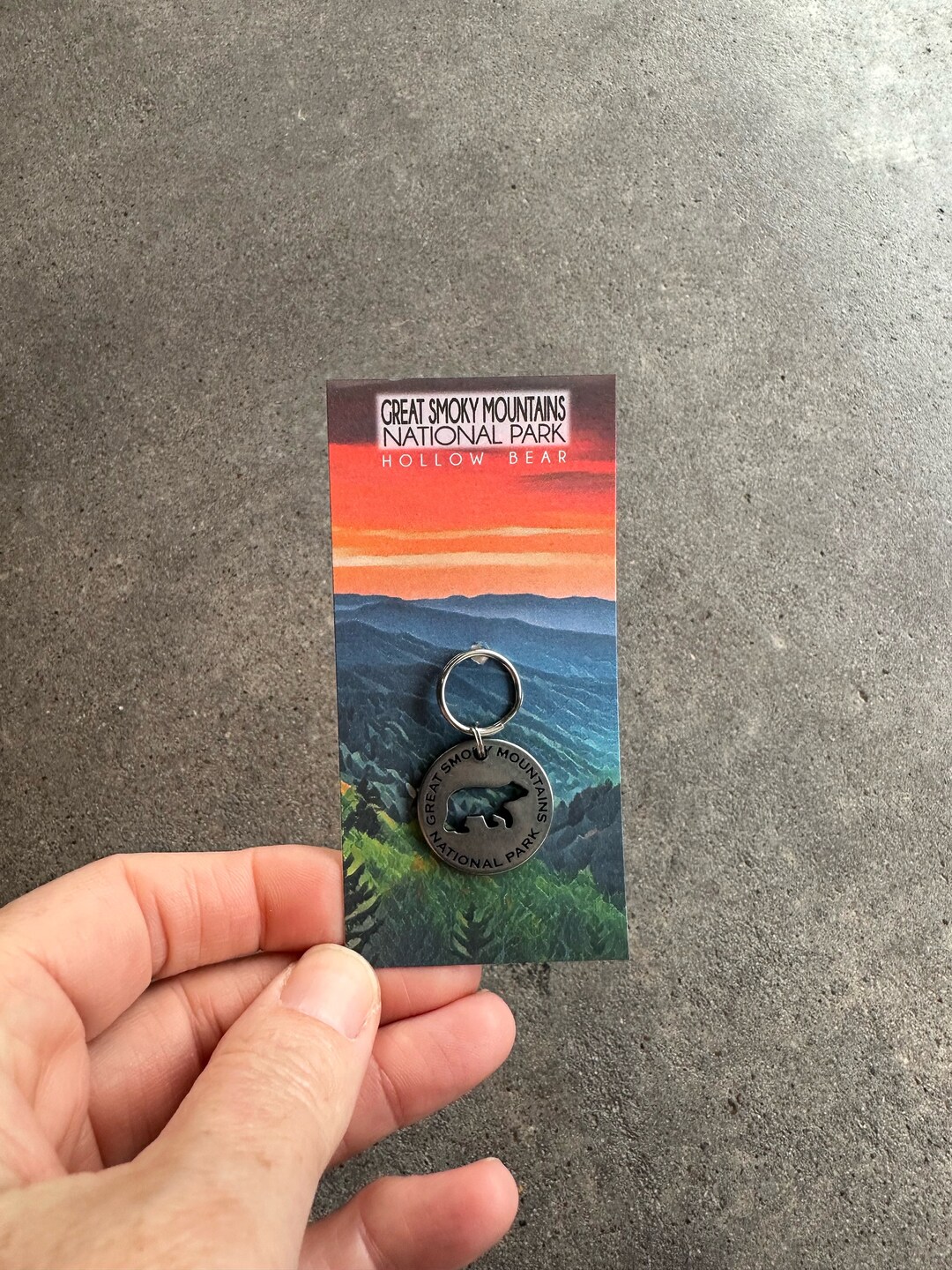 Great Smoky Mountains National Park Token Coins Keychain Zipper Pull ...