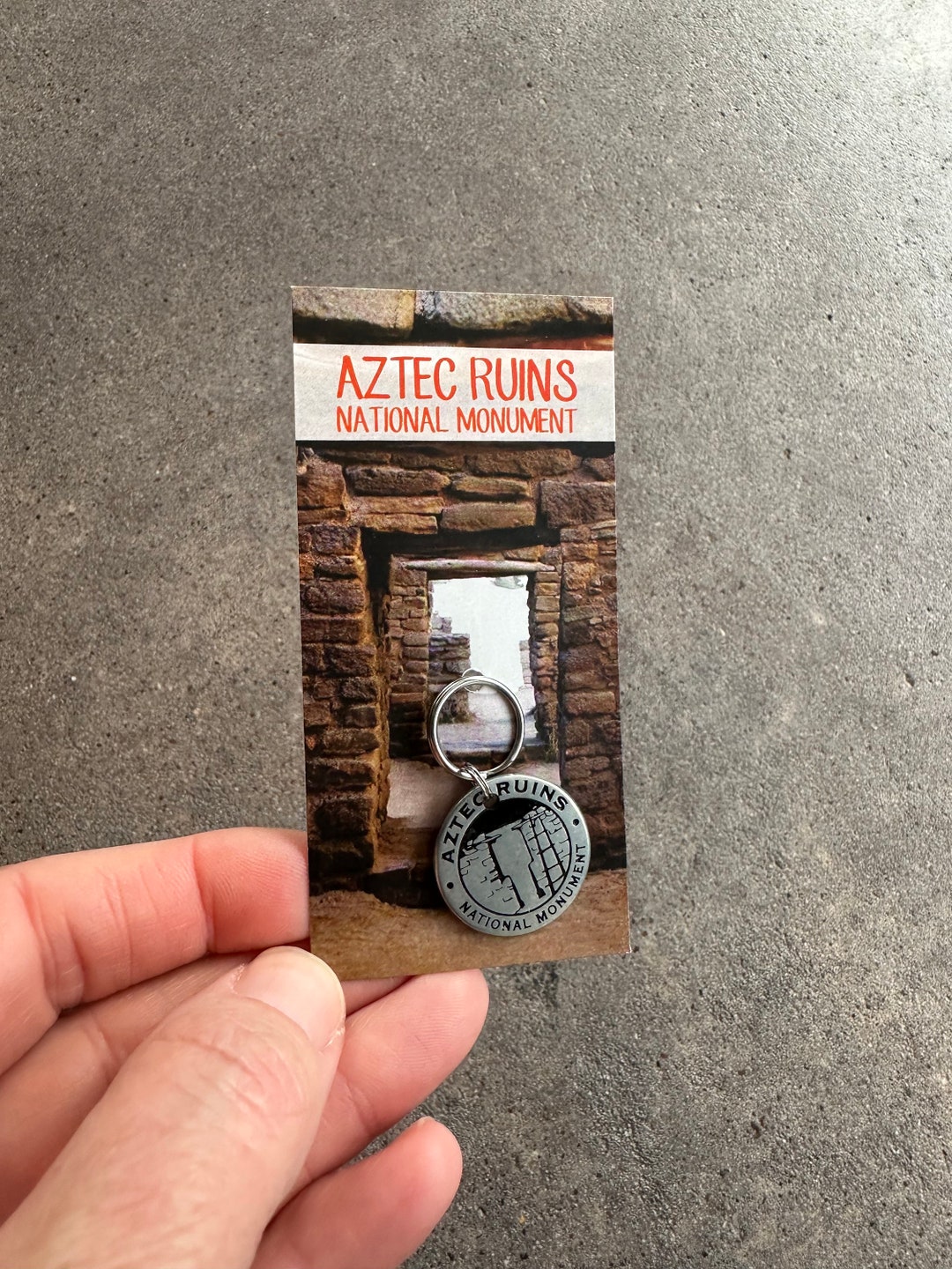 Aztec Ruins National Monument Token Coin Keychain Zipper Pull 1pc New ...
