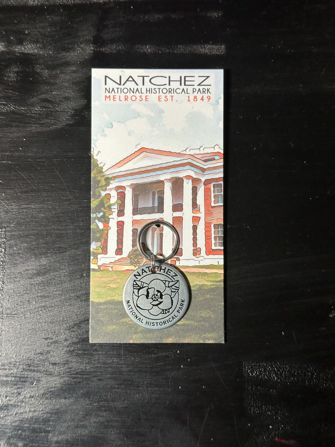 Natchez National Historical Park Token Coin Keychain Zipper 1pc Melrose ...