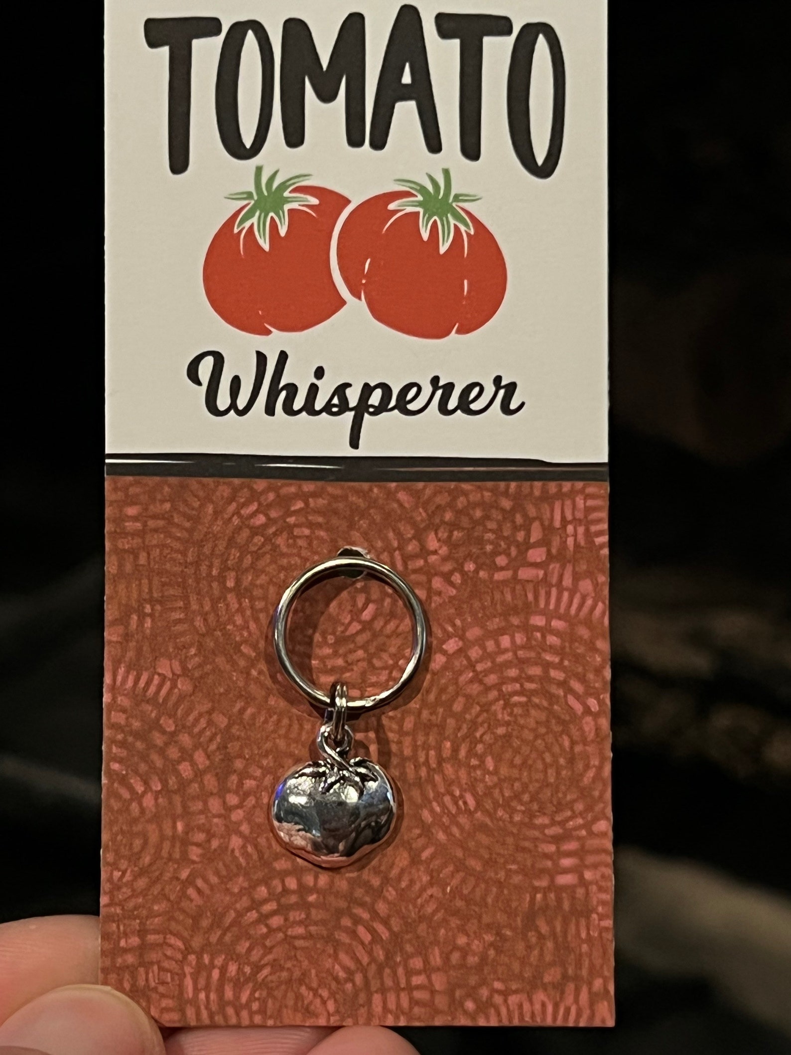 Tomato Charm Keychain Zipper Pull 1pc Fun Gift Food Veggie Farm Kitchen ...