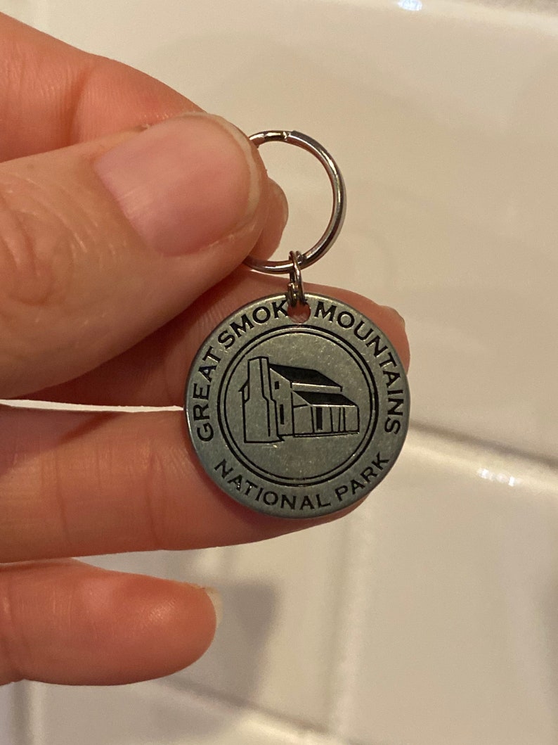 Great Smoky Mountains National Park Token Coins Keychain - Etsy